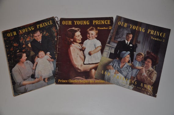 Our Young Prince: Numbers 12 and 3. Queen Elizabeth With | Etsy