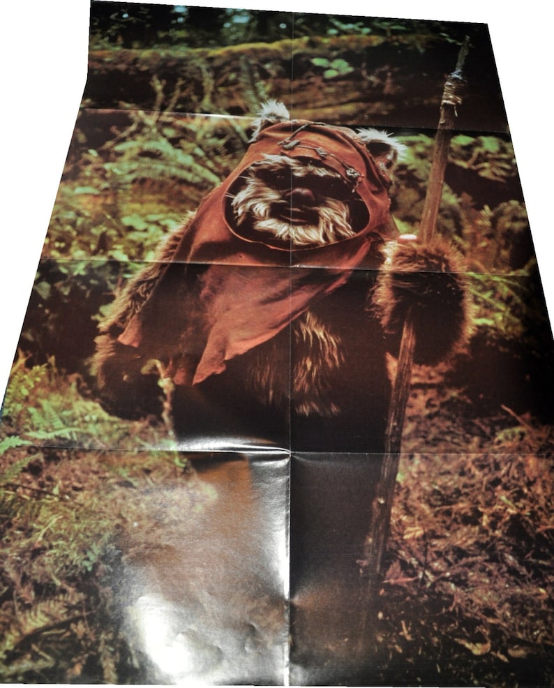 1983 STAR WARS Poster Magazine 2 Return of the Jedi Ewok - Etsy