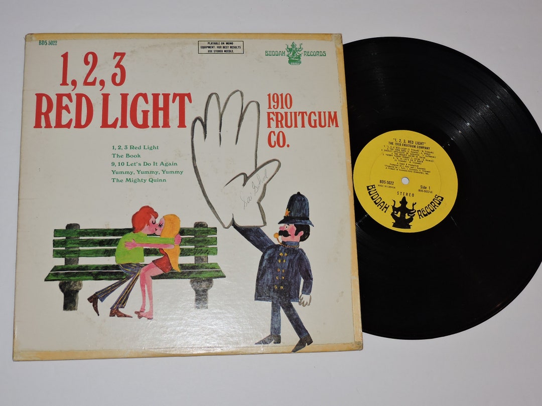 1 2 3 Red Light 1910 Fruitgum Co Buddah Records 12 Etsy Uk