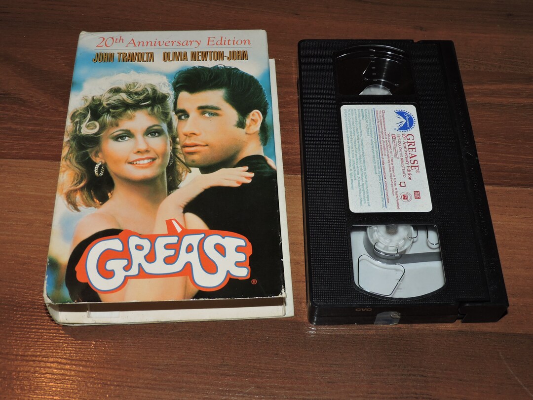 GREASE Vintage 20th Anniversary VHS Tape - Etsy