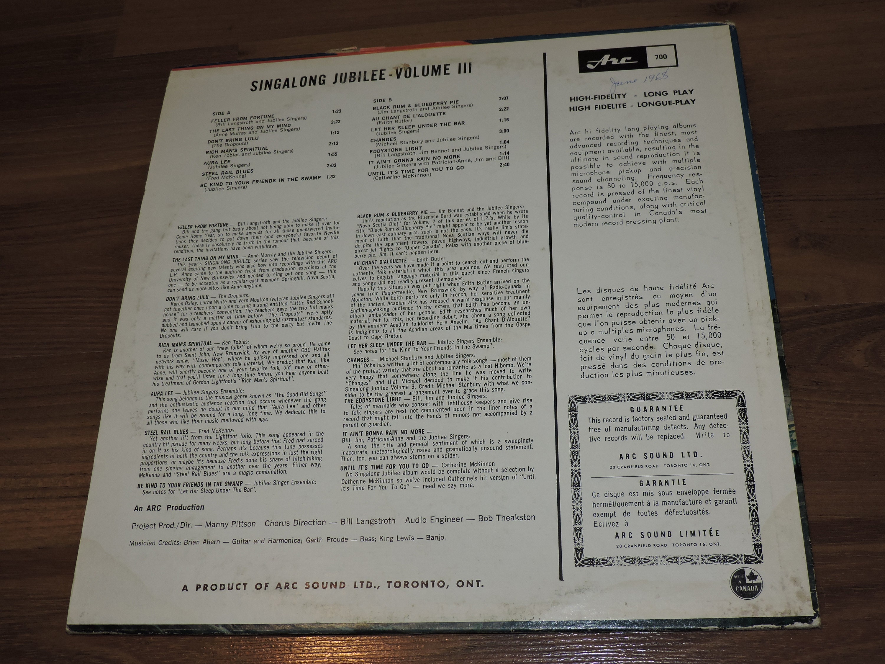 CBC Singalong Jubilee Cbc-tv Canadian Music 12 Vinyl - Etsy UK