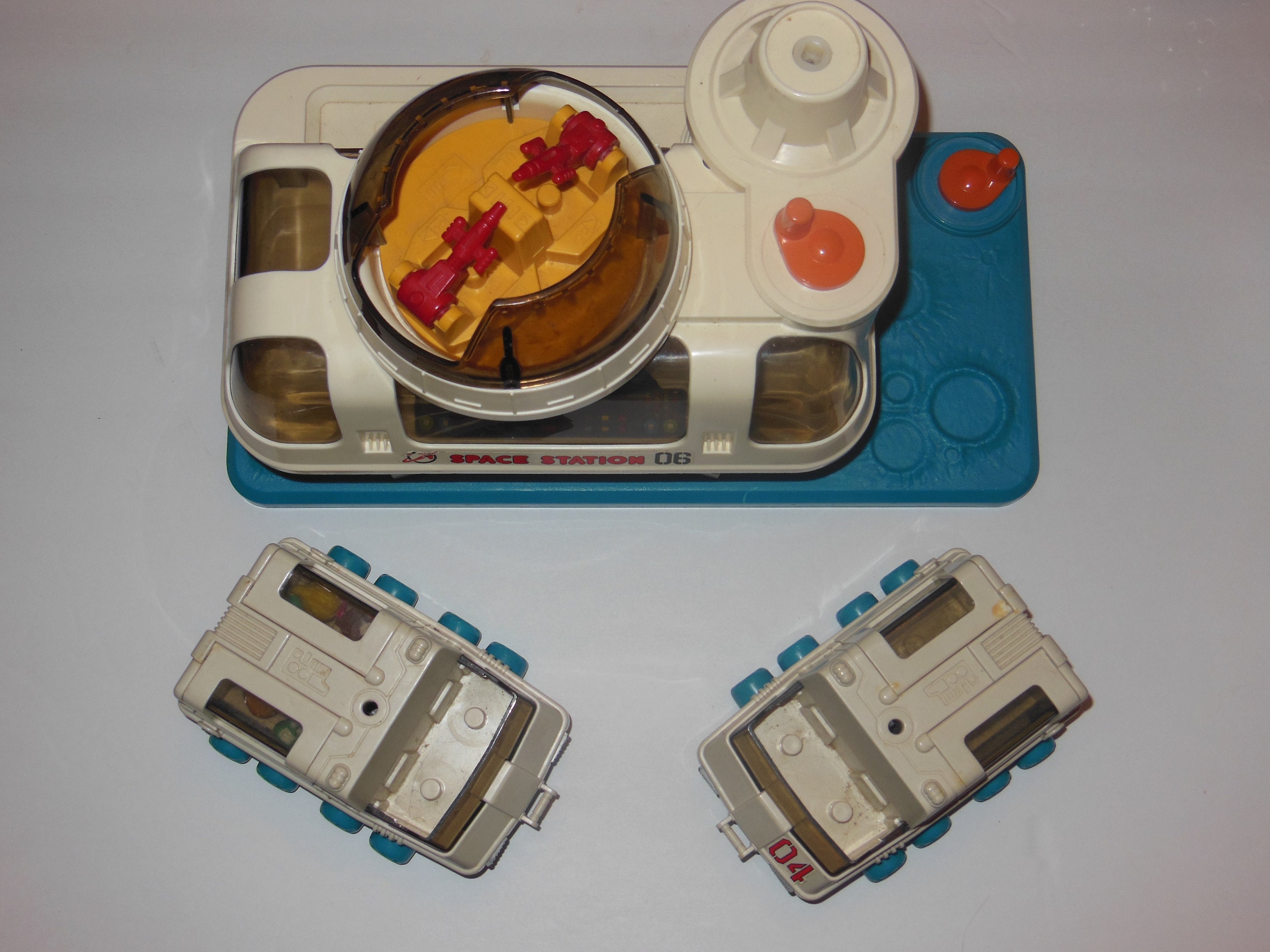 1984 Playmates Space Station Command Toy With Two Vehicles | Etsy