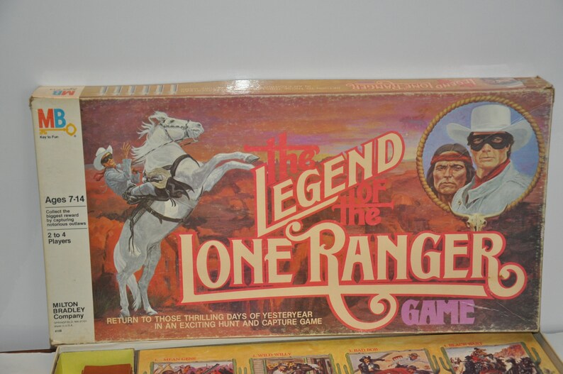 The Legend of the Lone Ranger Vintage Board Game in Original - Etsy