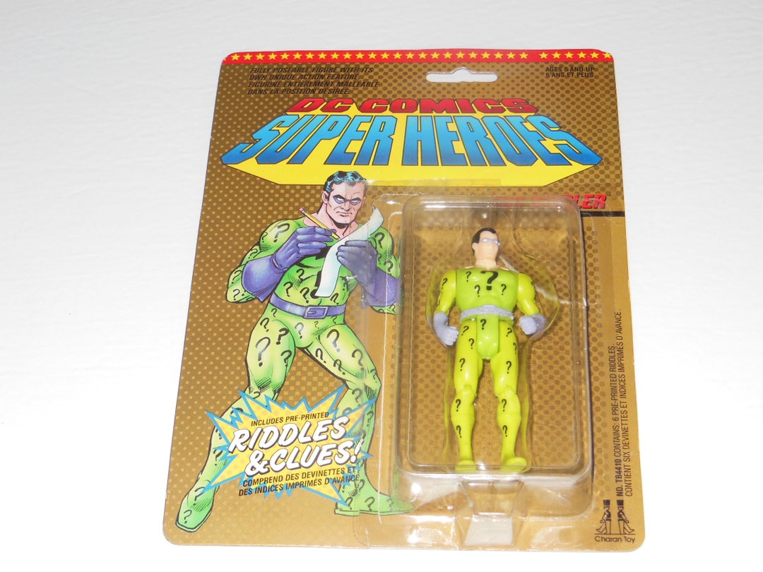 1989 the Riddler Vintage DC Comics Super Heroes Superman Action Figure ...