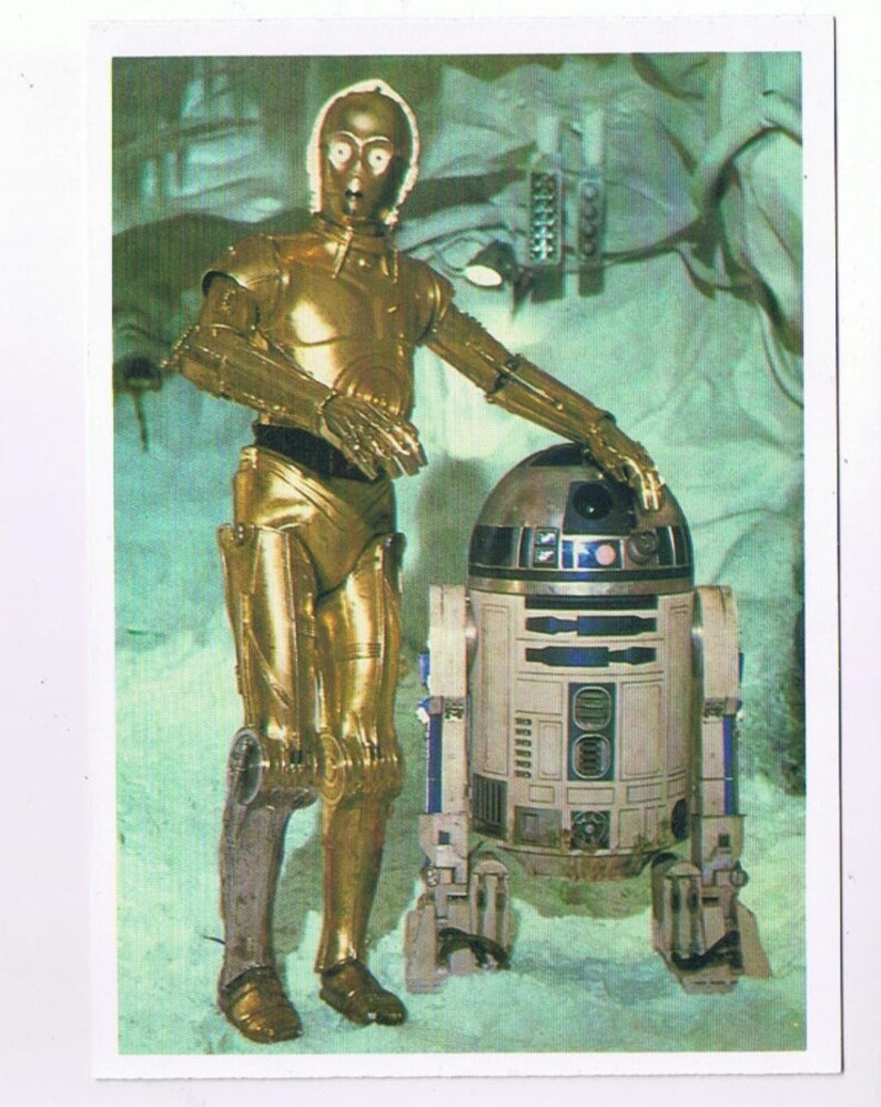 R2-D2 and C-3PO 5x7 Star Wars Photo Card The | Etsy