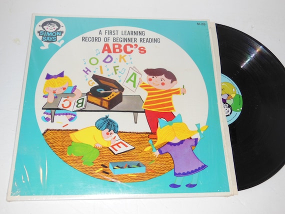 RARE A First Learning Record of Beginner Reading Abc's | Etsy