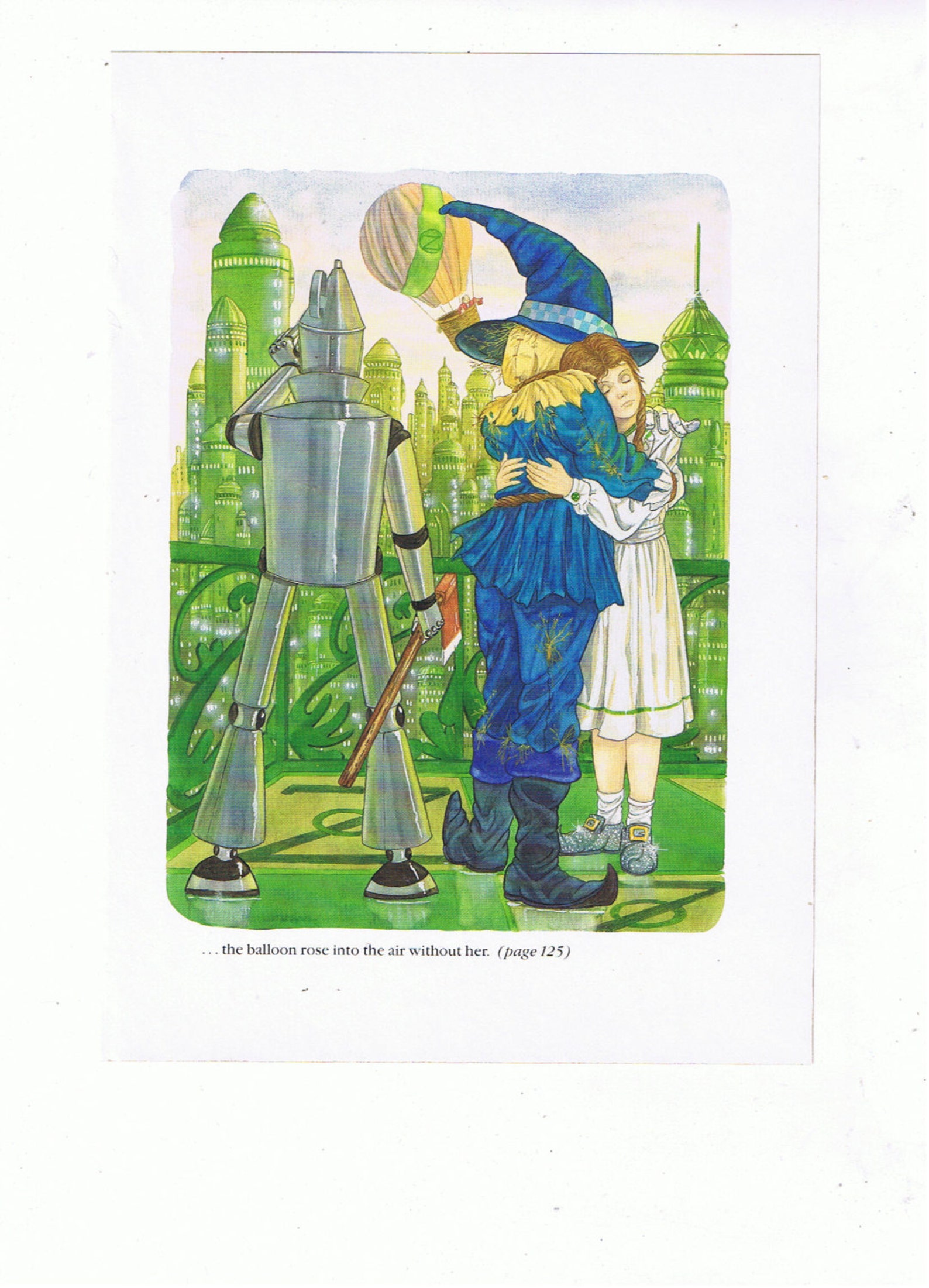 1980s WIZARD of OZ Emerald City Vintage Full Page | Etsy