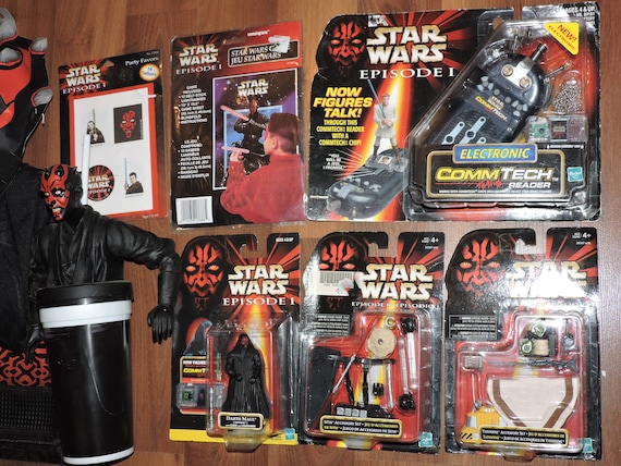 DARTH MAUL Lot of Star Wars Episode 1 1998 99 Kenner Action Figures Collectibles Lot 4 Etsy Canada
