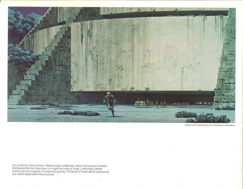 Rebel Soldiers on Yavin Moon 1977 Original Vintage Star Wars - Etsy Canada