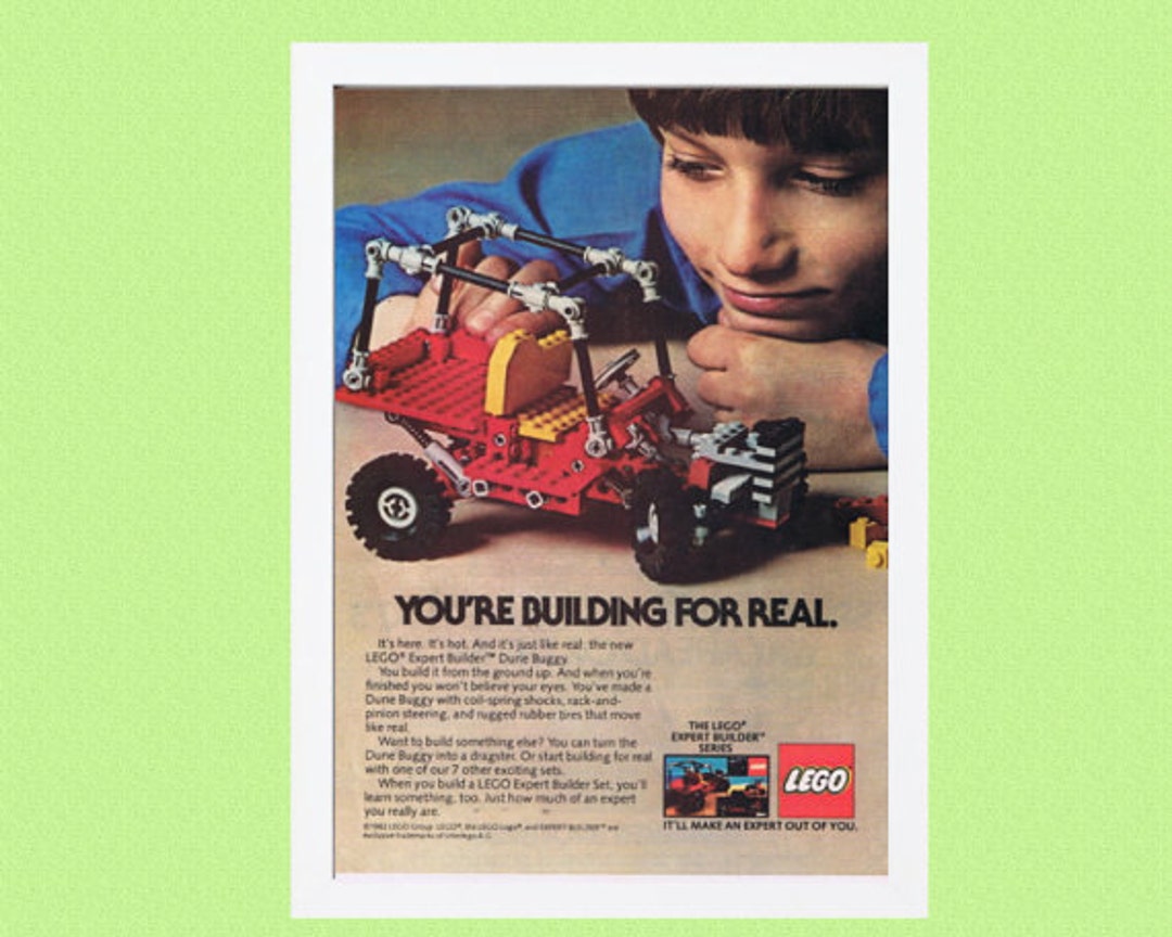 1982 LEGO Vintage Toy Advertisement - Etsy