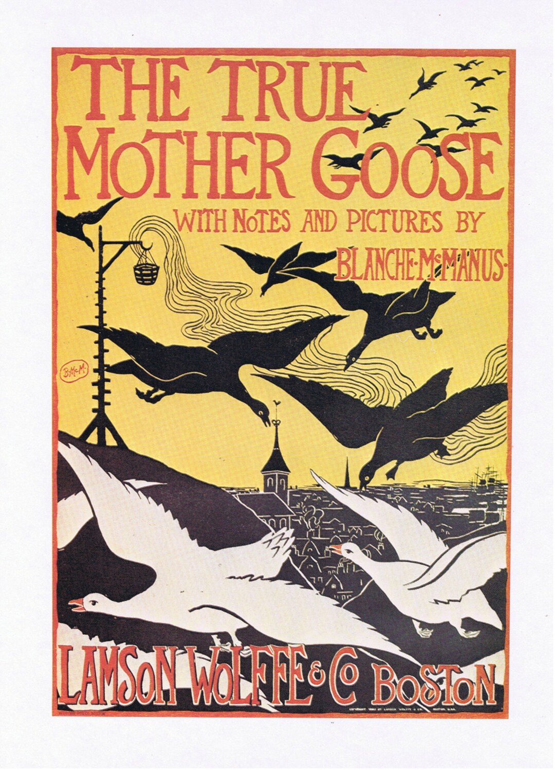 1970s Print of 1895 Poster for the True Mother Goose, Art by Blanche ...