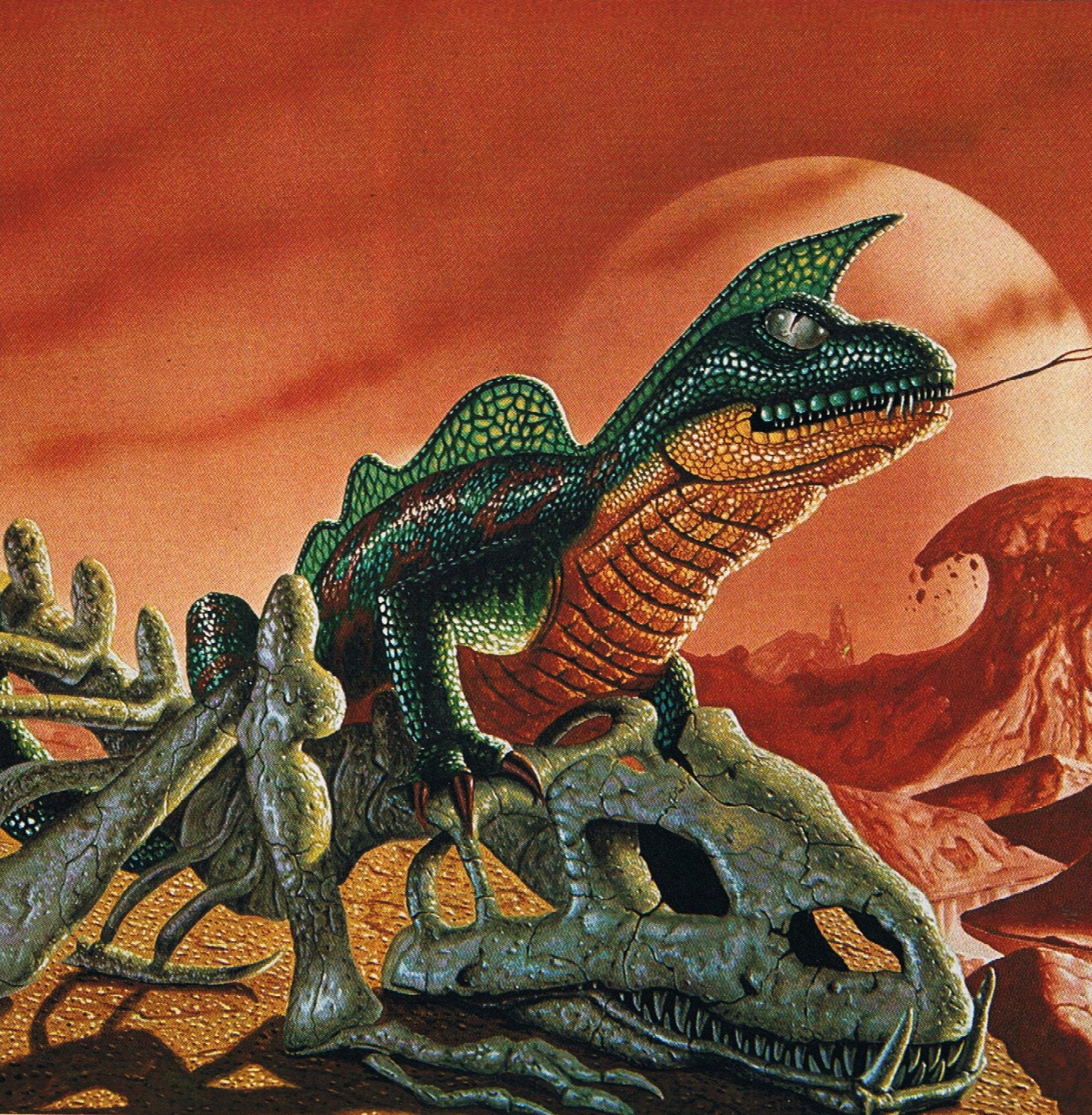 Alien Creature 1980 Science Fiction / Fantasy Art Print | Etsy