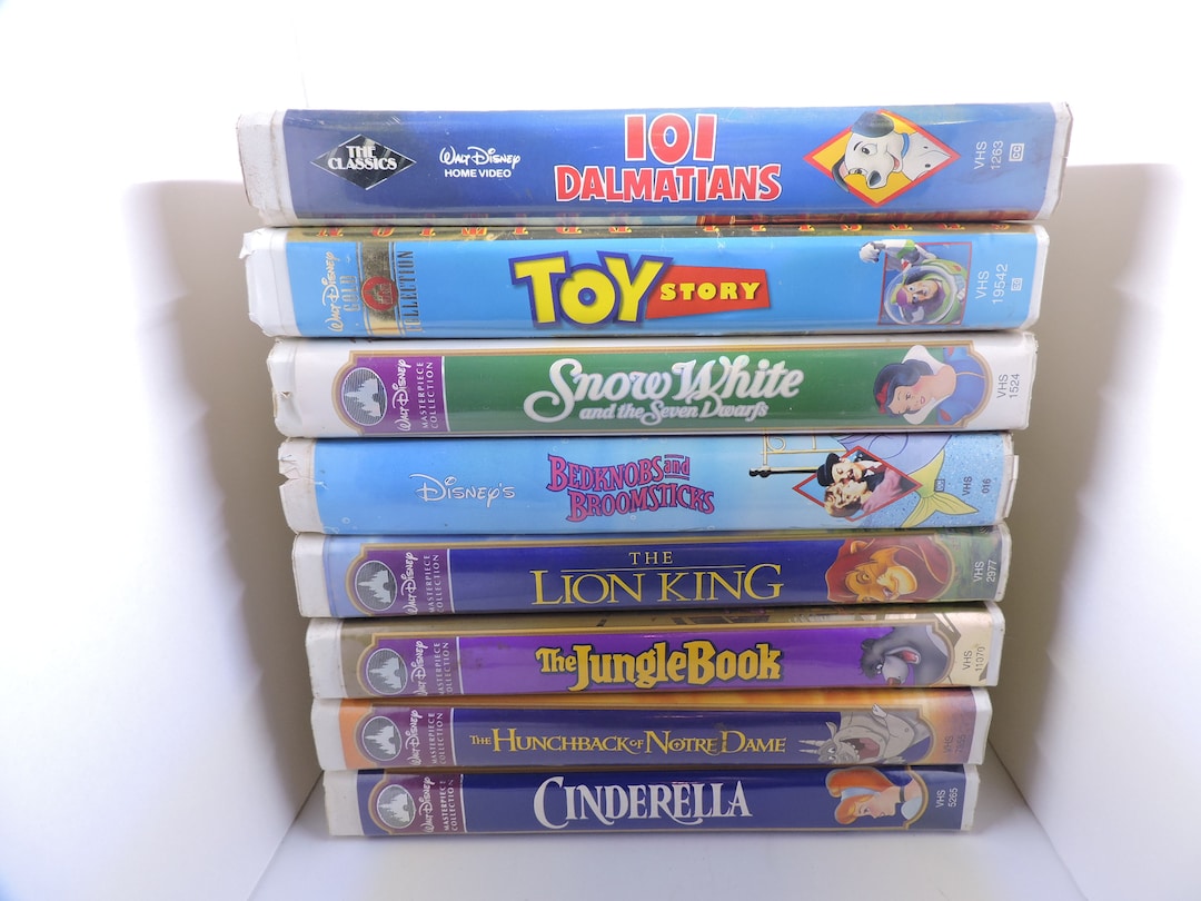 Lot of 8 Vintage Walt Disney VHS Movies - Etsy