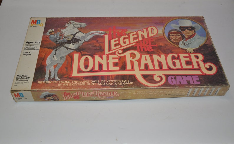 The Legend of the Lone Ranger Vintage Board Game in Original - Etsy