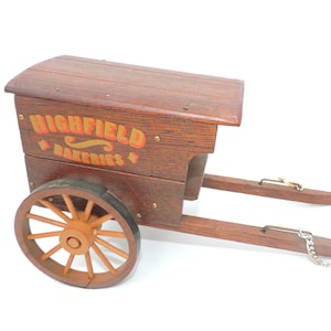 Vintage Porcelain Horse Drawn Wagon Highfield Bakeries - Etsy