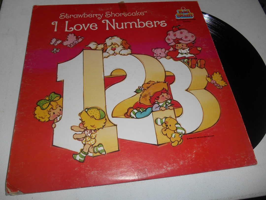 1983 Strawberry Shortcake I Love Numbers Vintage 12" Vinyl Children's ...