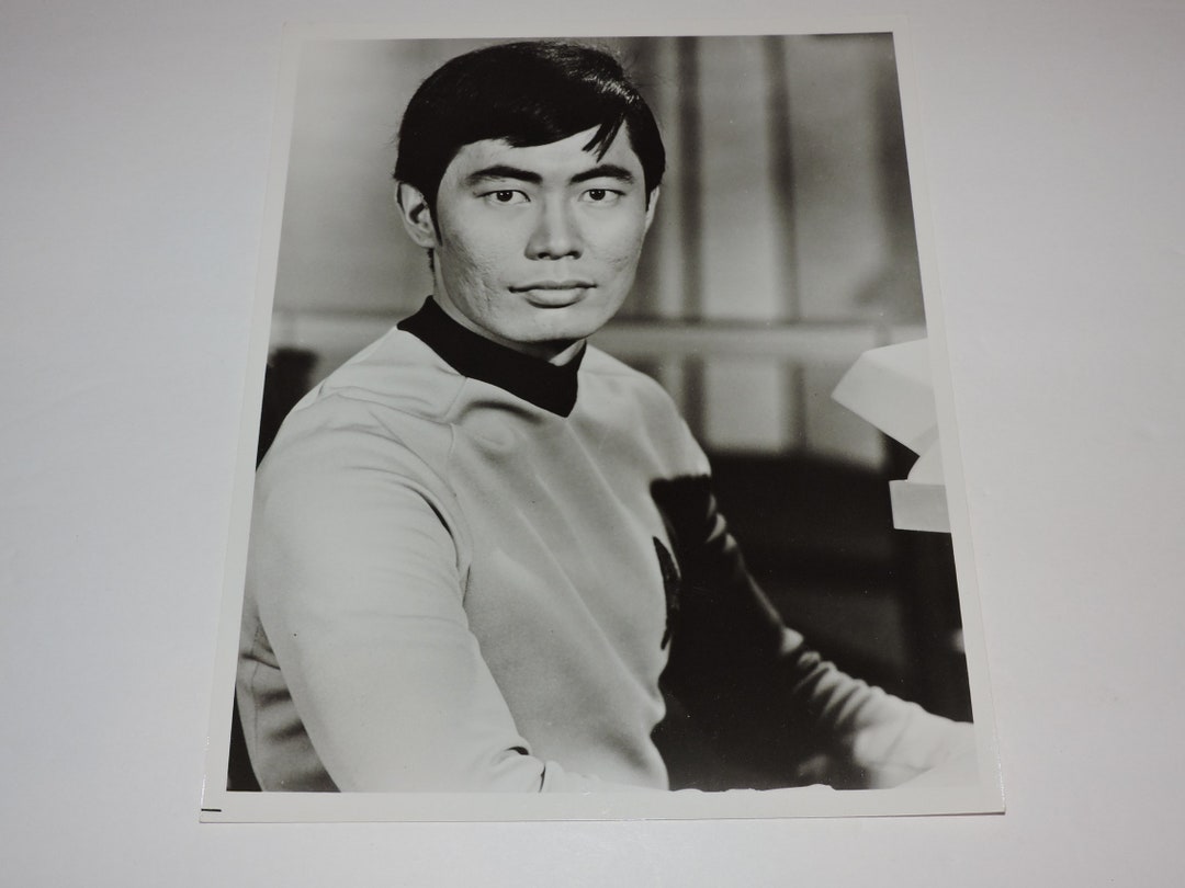 Star Trek Spock Helmsman Sulu George Takei Vintage Photo Still Headshot ...