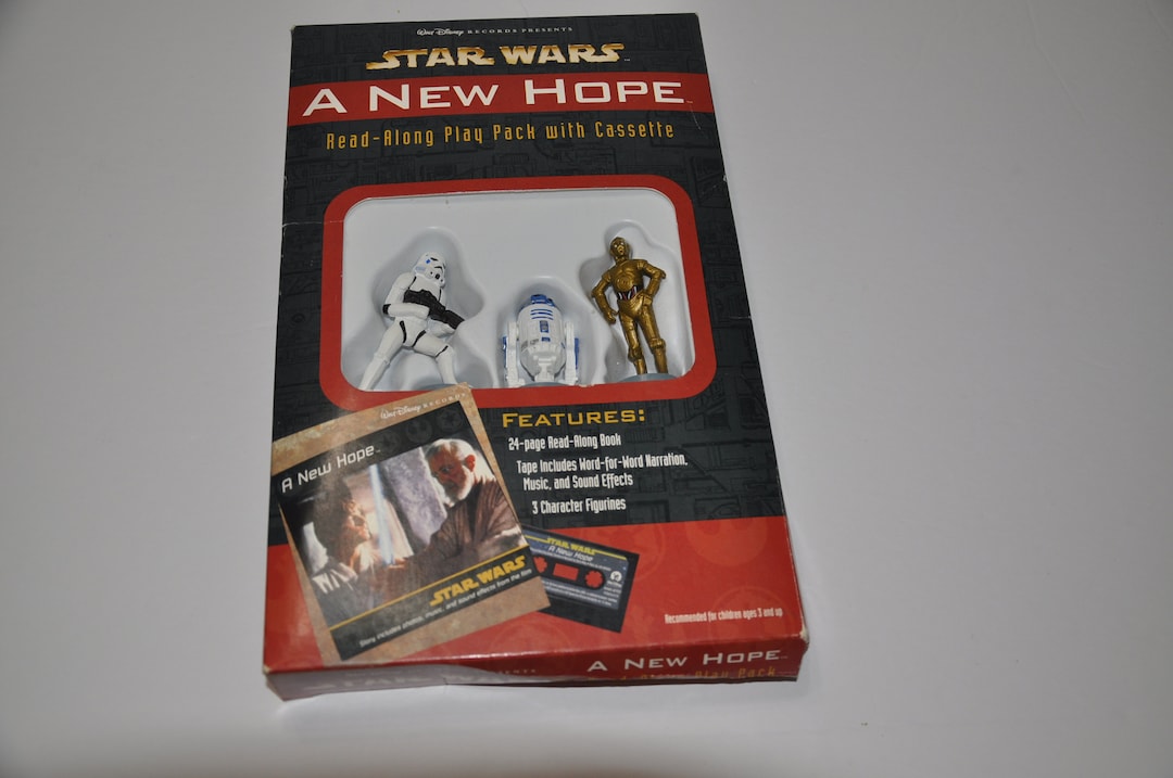 1997 Star Wars A New Hope Read-along Play Pack With Cassette Star Wars ...