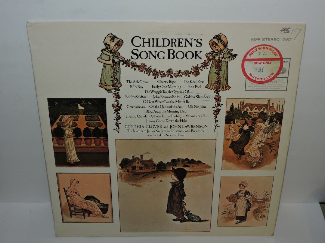 Children's Songbook Childrens Songs Music 12" Record LP - Etsy