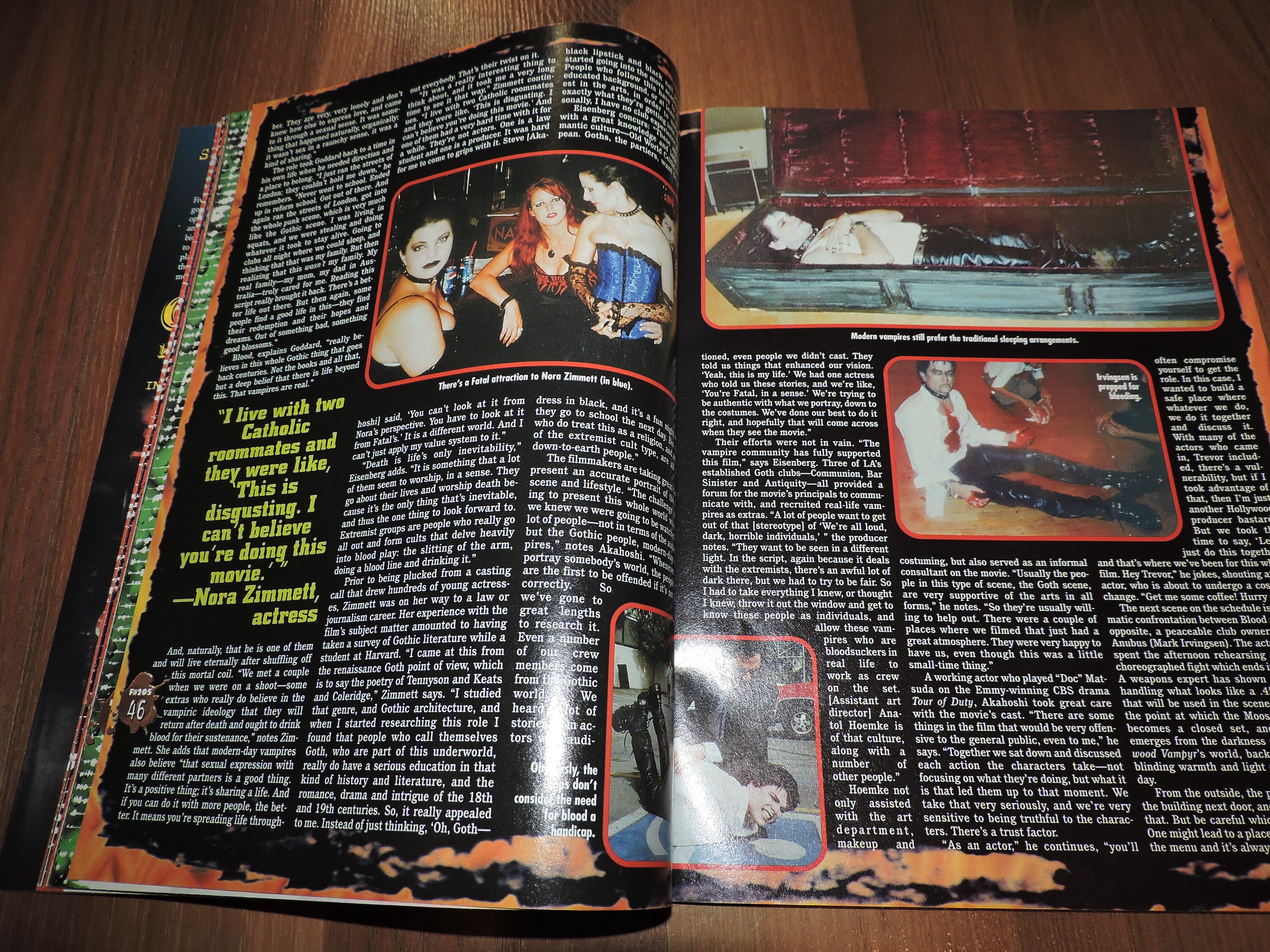 FANGORIA Horror Entertainment Magazine Issue #205 2001 Planet of the ...
