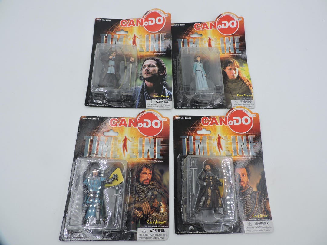 Lot of 4 Sealed Timeline Movie Action Figures (gerard Butler, Paul ...
