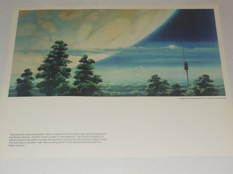 Rebel Lookout on Yavin 1977 Original Vintage Star Wars - Etsy Canada