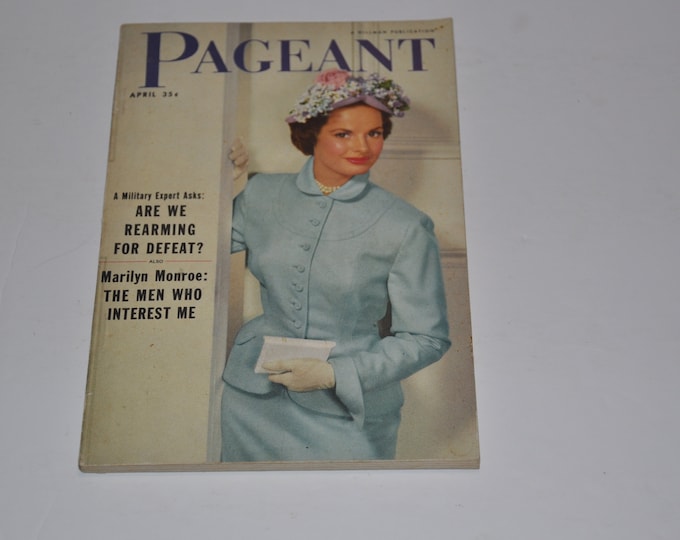 1954 Vintage Pageant Magazine April - Etsy