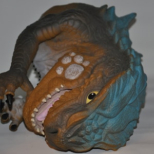 1998 Godzilla T-rex Dinosaur Vintage Large Rubber Toho Resaurus ...