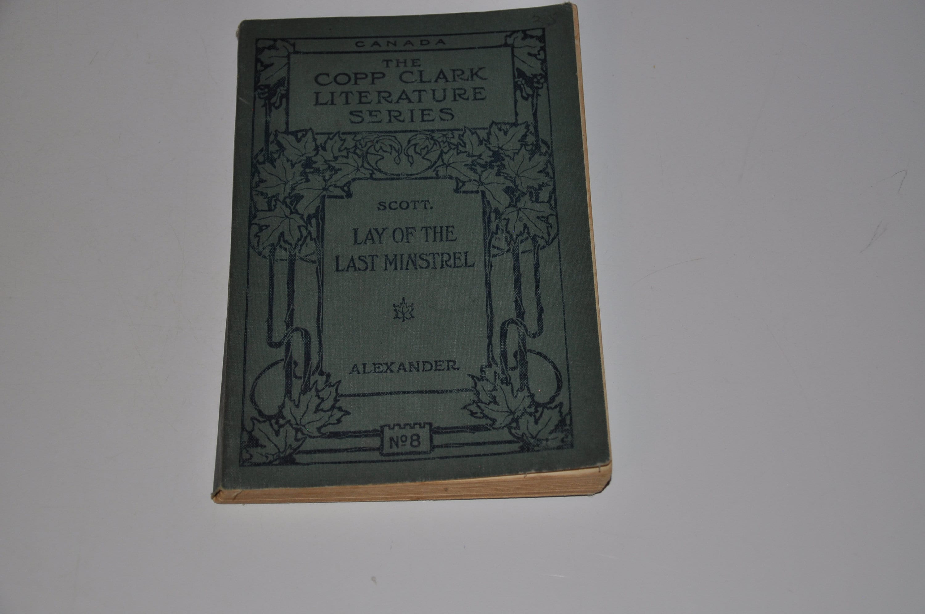 1901 The Copp Clark Literature Series No. 8 SCOTT'S Lay - Etsy España