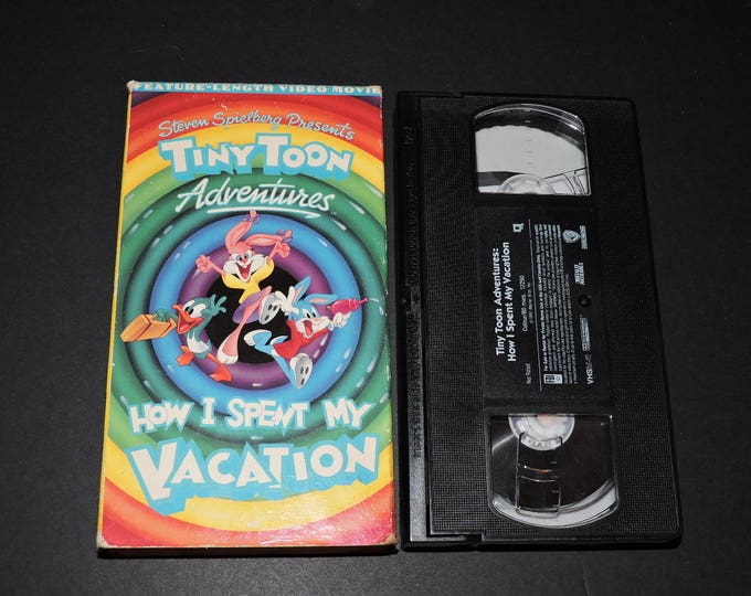 Vintage 1991 TINY TOON ADVENTURES Movie How I Spent My Vacation Vhs ...