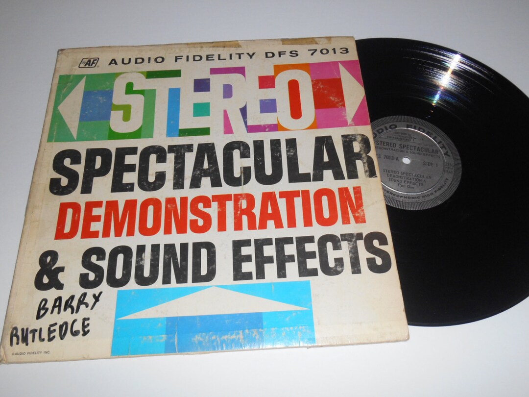 12" Spectacular Demonstration & Sound Effects LP Vinyl Record - Etsy