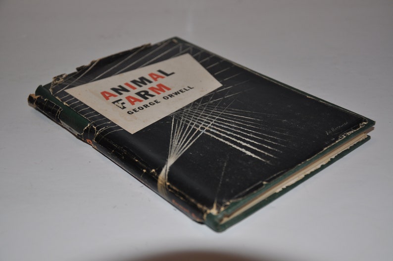 ANIMAL FARM Vintage George Orwell Hardcover Book With Dust - Etsy