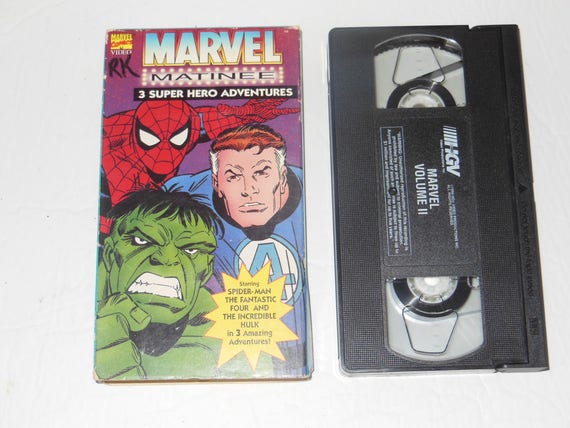Marvel Super Hero Adventures Vintage VHS Tape Marvel Matinee | Etsy