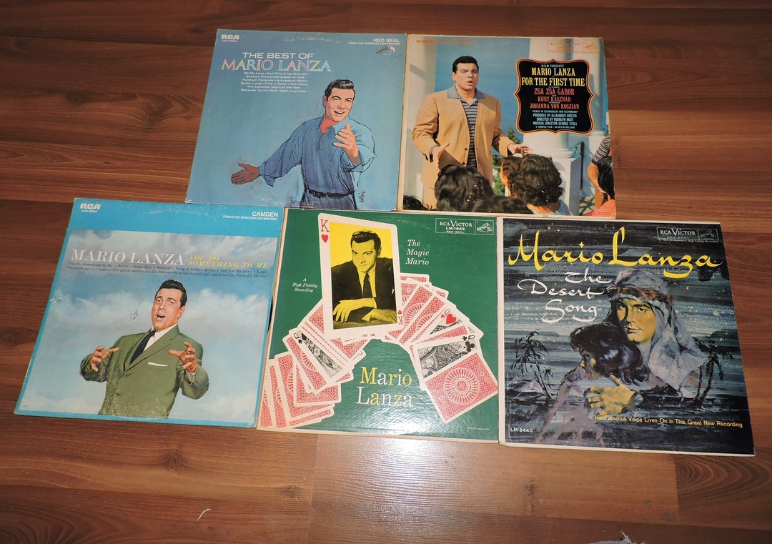 5x Mario Lanza Lps - Best Of, for the First Time, You Do Something to ...