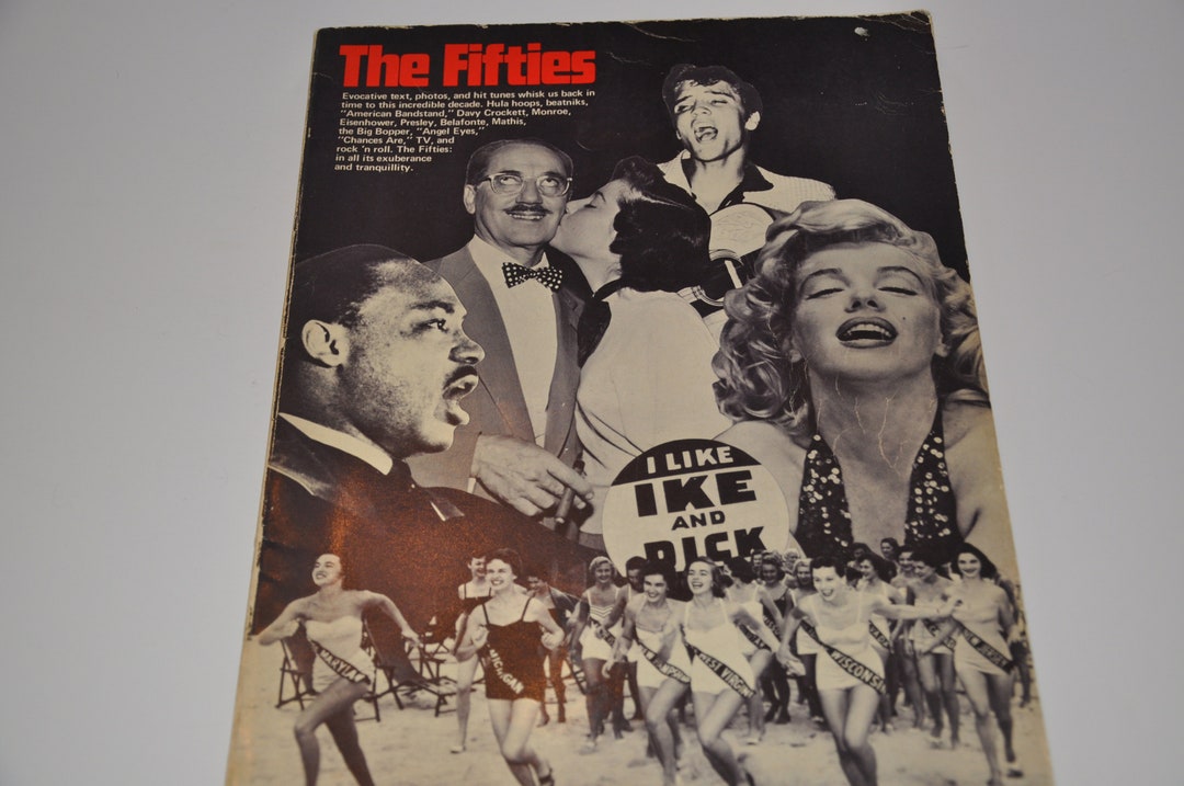 The Fifties Vintage Music and Lyrics Sheet Music Softcover Book - Etsy