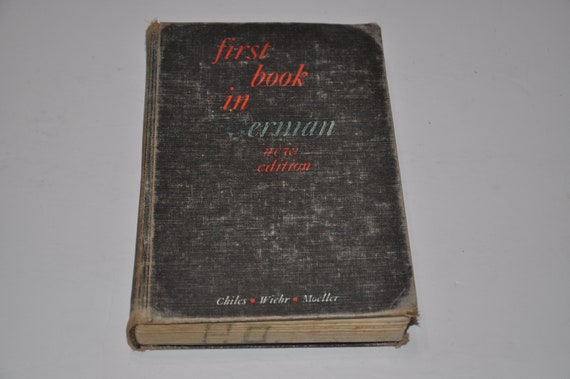 German Language Text Book 1963 New Edition First Book in - Etsy