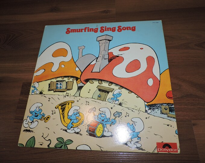 12 Smurfing Sing Song the Smurfs Music Record LP Children - Etsy