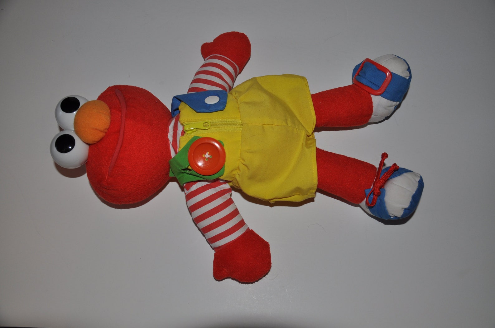 Sesame Street Dress Me up Pal Elmo Zip Button Snap Tie Buckle - Etsy