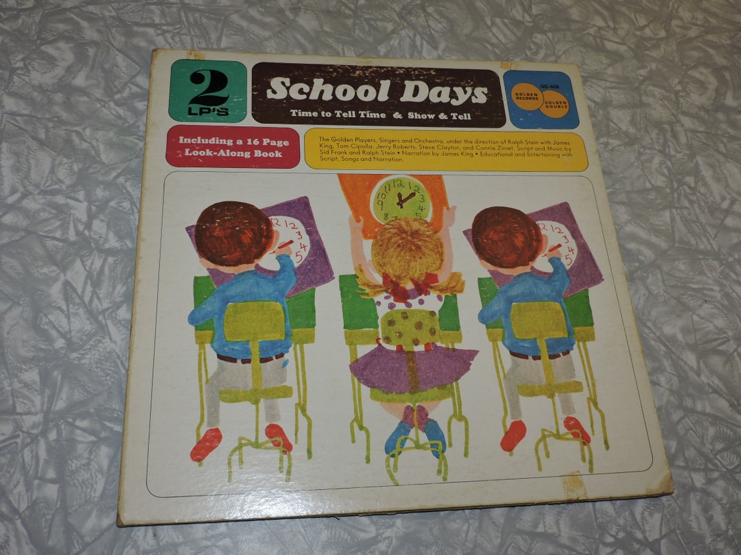 1967 School Days Time to Tell Time and Show & Tell 2xlp Vintage 12 ...