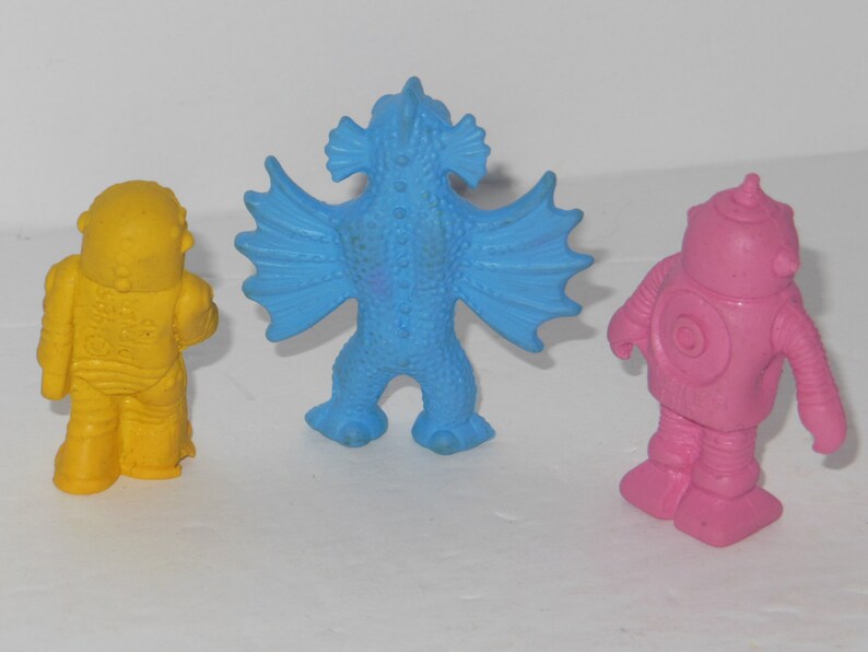 3x 1980s Diener Industries Science Fiction Erasers Lot 5 - Etsy