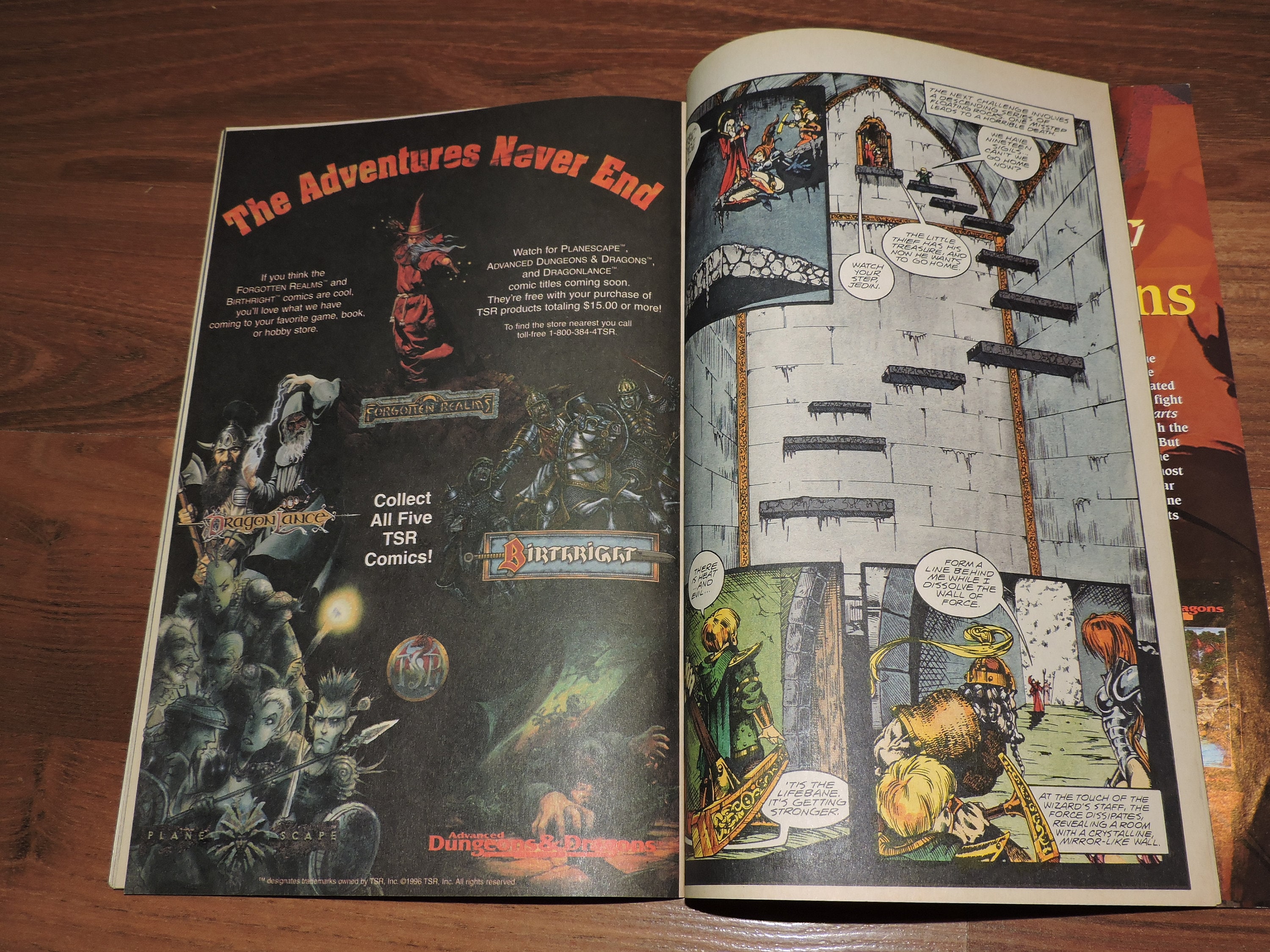 Advanced Gungeons & Dragons Labyrinth of Madness TSR Comic | Etsy