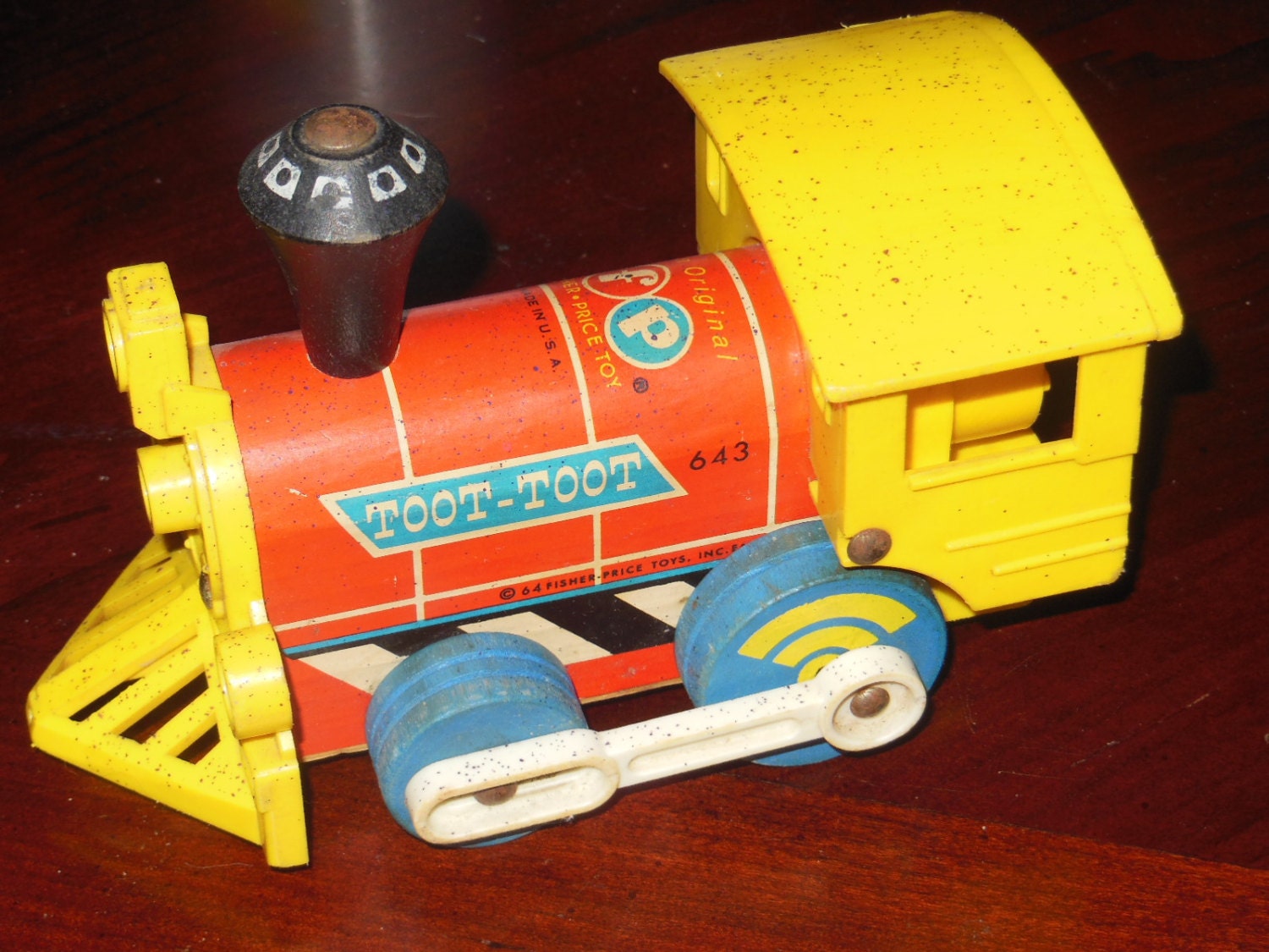 1964 Fisher Price Toot Toot Toy Train | Etsy