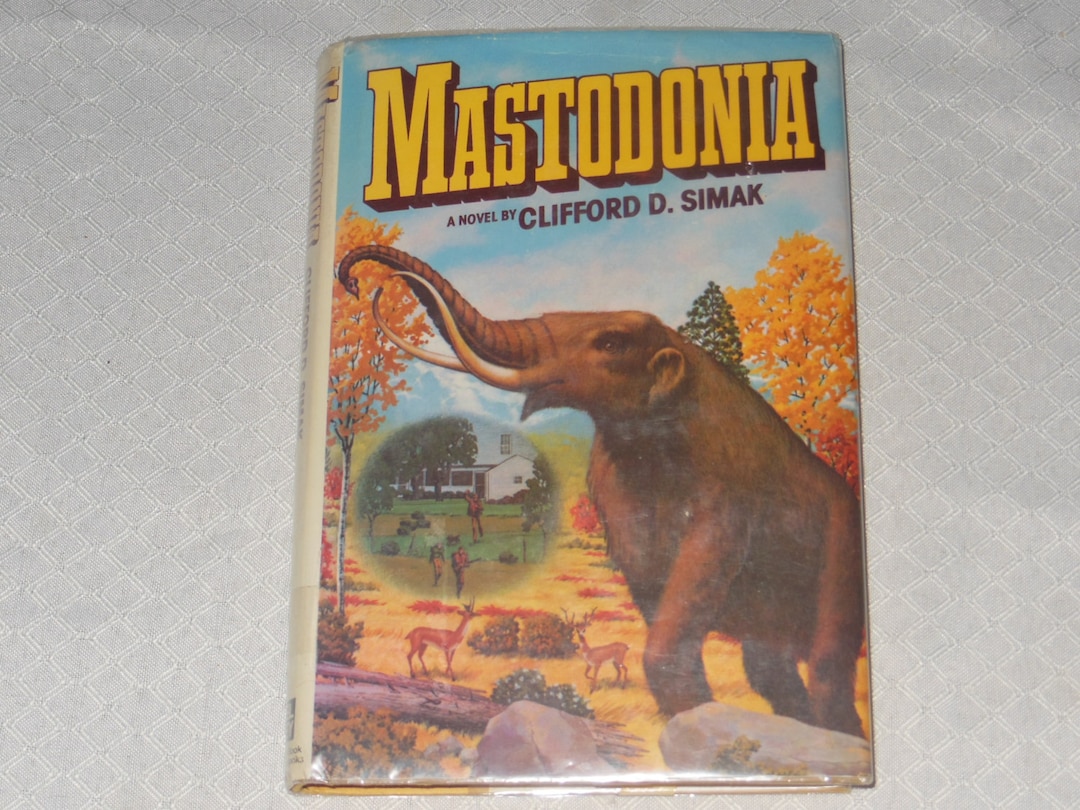 Mastodonia Vintage Hardcover Science Fiction Book Clifford D. Simak - Etsy