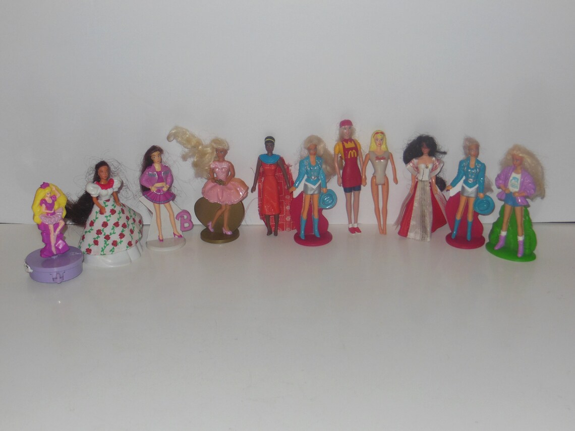 Vintage Barbie Mcdonalds Happy Meal Toys Lot 1990s - Etsy