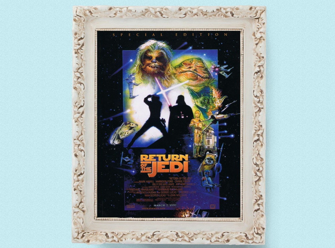Vintage Star Wars ROTJ Movie Poster 8x10 Glossy Unused Postcard - Etsy