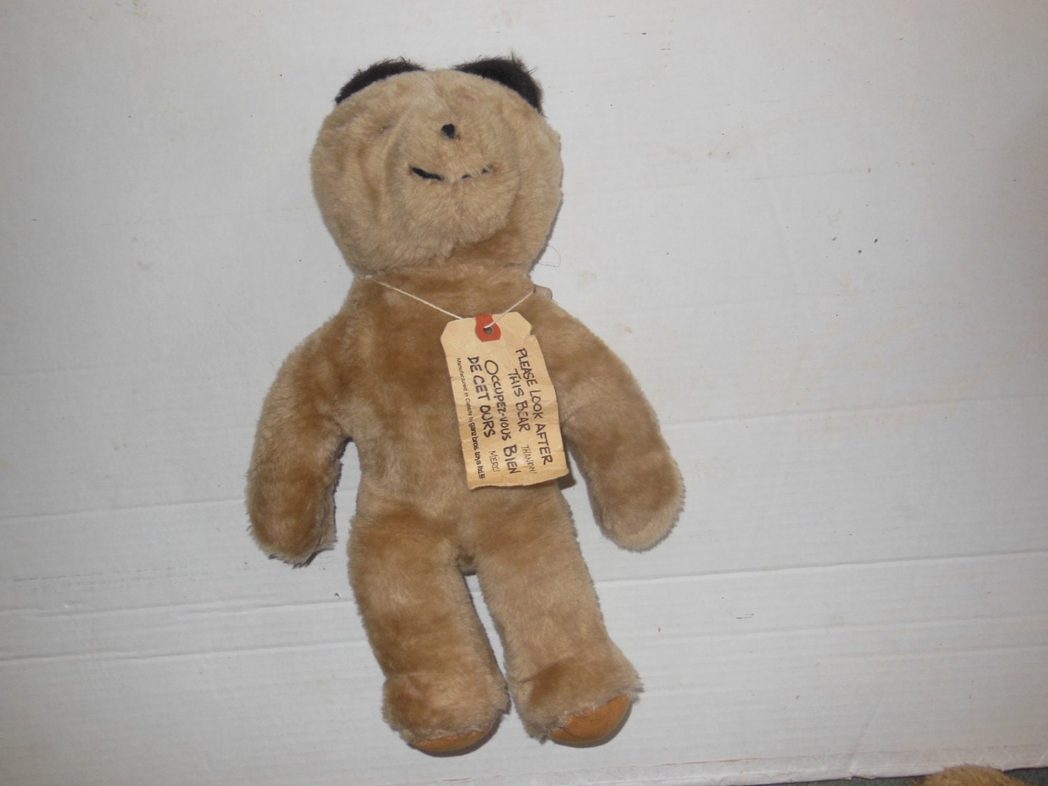 Vintage Ganz 1977 Paddington Teddy Bear Soft Plush Animal Eden | Etsy