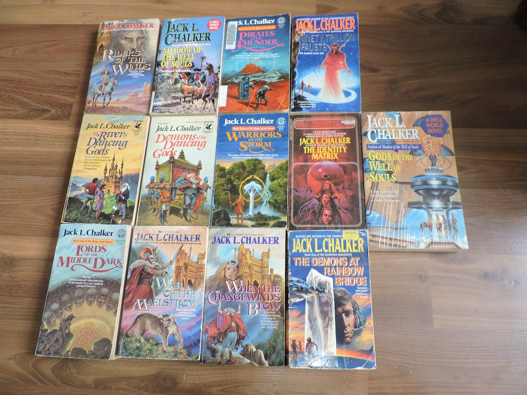 Collection of 13 Jack L. Chalker Fantasy Softcover Books - Etsy