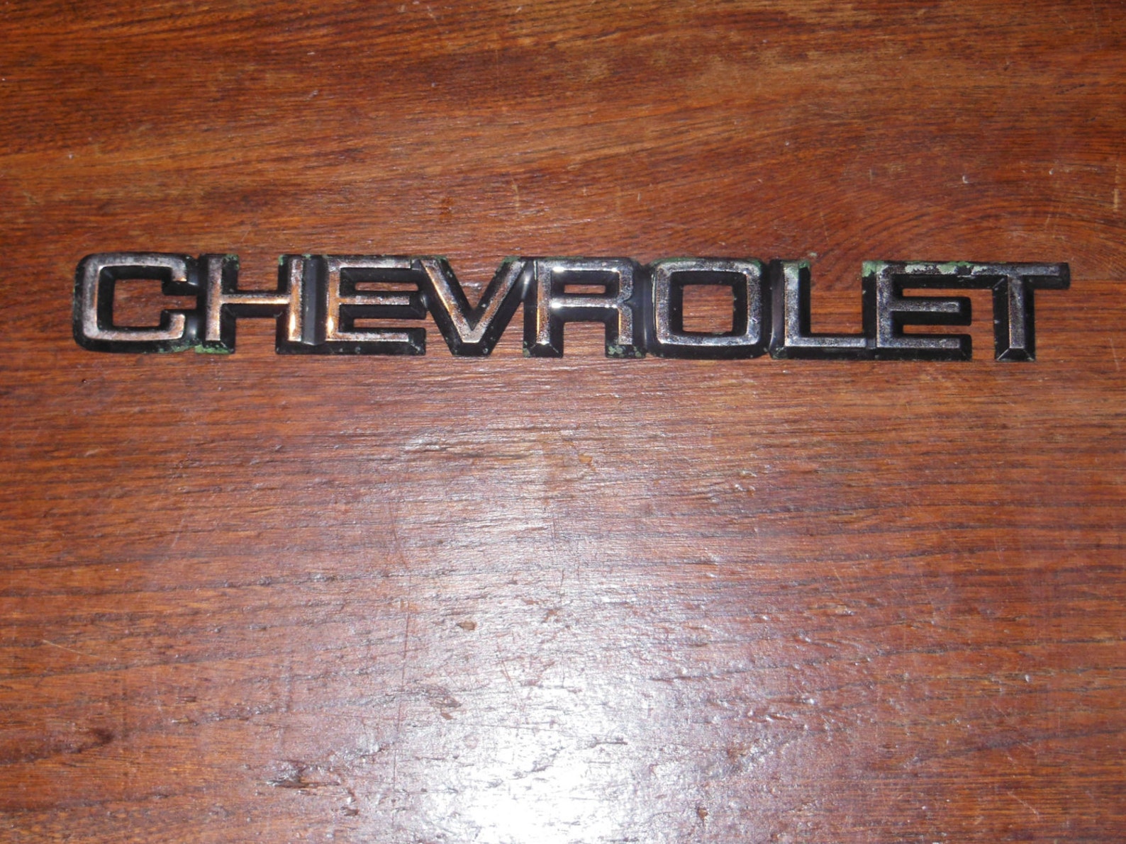 Vintage Chevrolet Script Letters Logo Car Emblem Trim Part/ - Etsy
