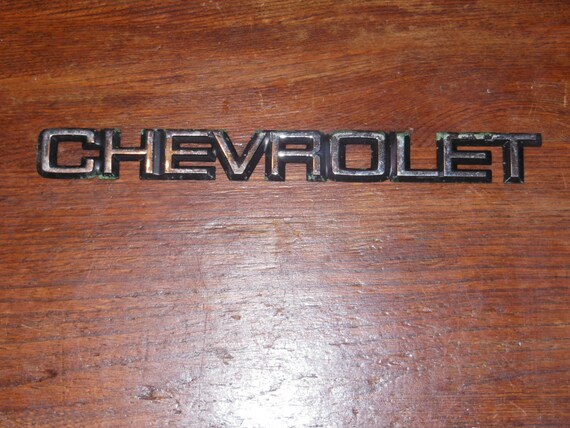 Vintage Chevrolet Script