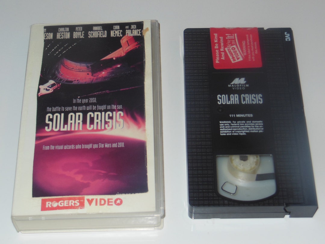 Solar Crisis VHS Video Vintage Scifi Movie Tape Action Adventure Film ...